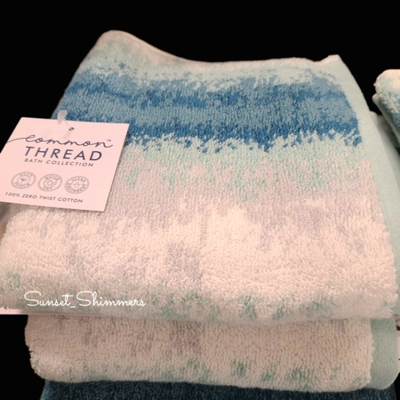 Common Thread | Bath | 6pc Common Thread Zero Twist Cotton Bath Towel ...